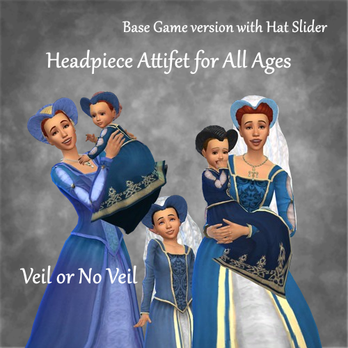 Medieval Attifet Headpiece - The Sims 4 Create a Sim - CurseForge