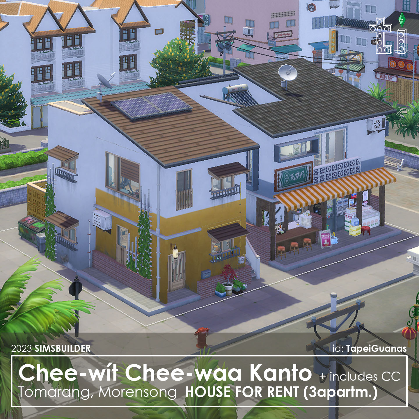 Tapeiguanas Chee Wit Chee Waa Kanto The Sims 4 Rooms Lots Curseforge