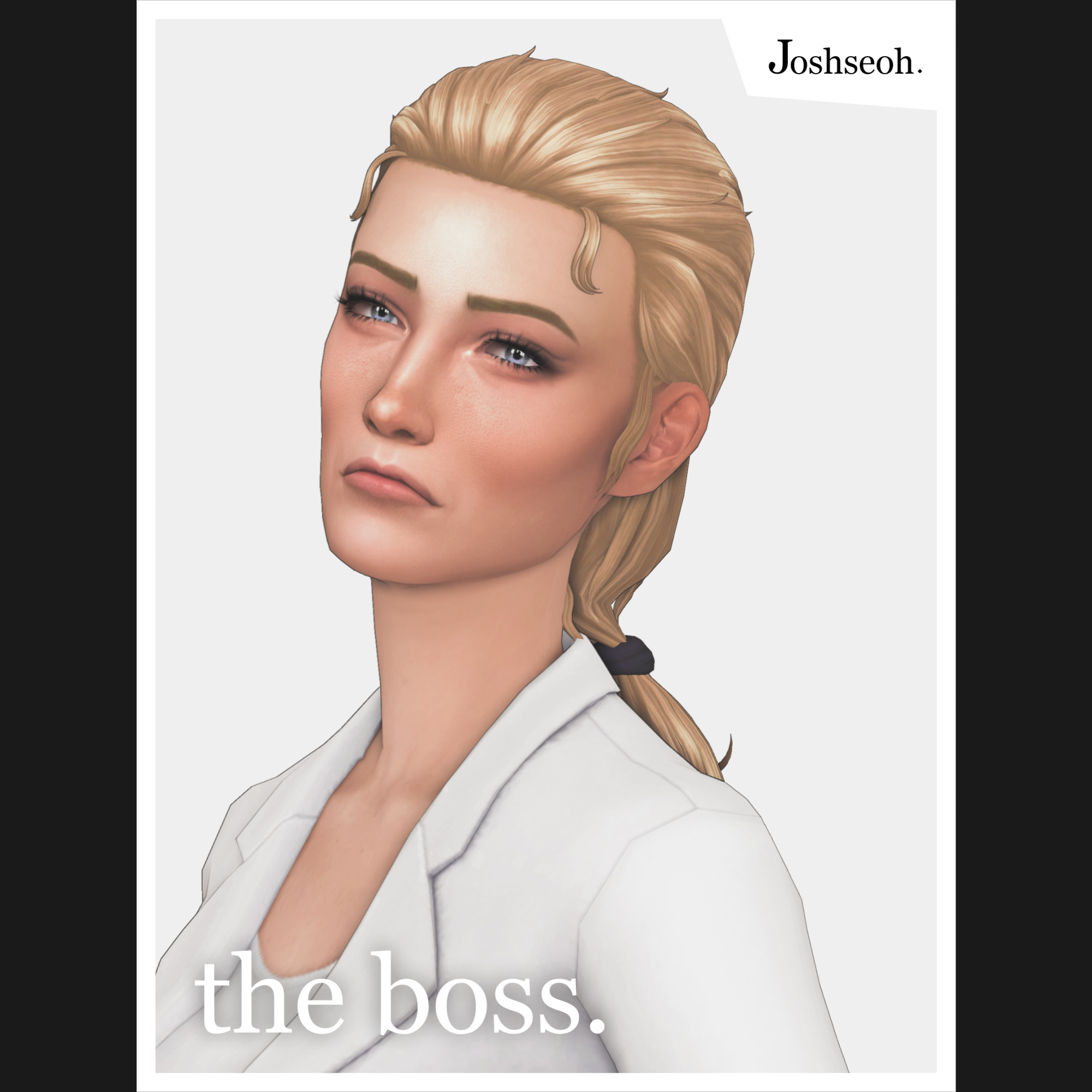 The Boss Hair - The Sims 4 Create a Sim - CurseForge