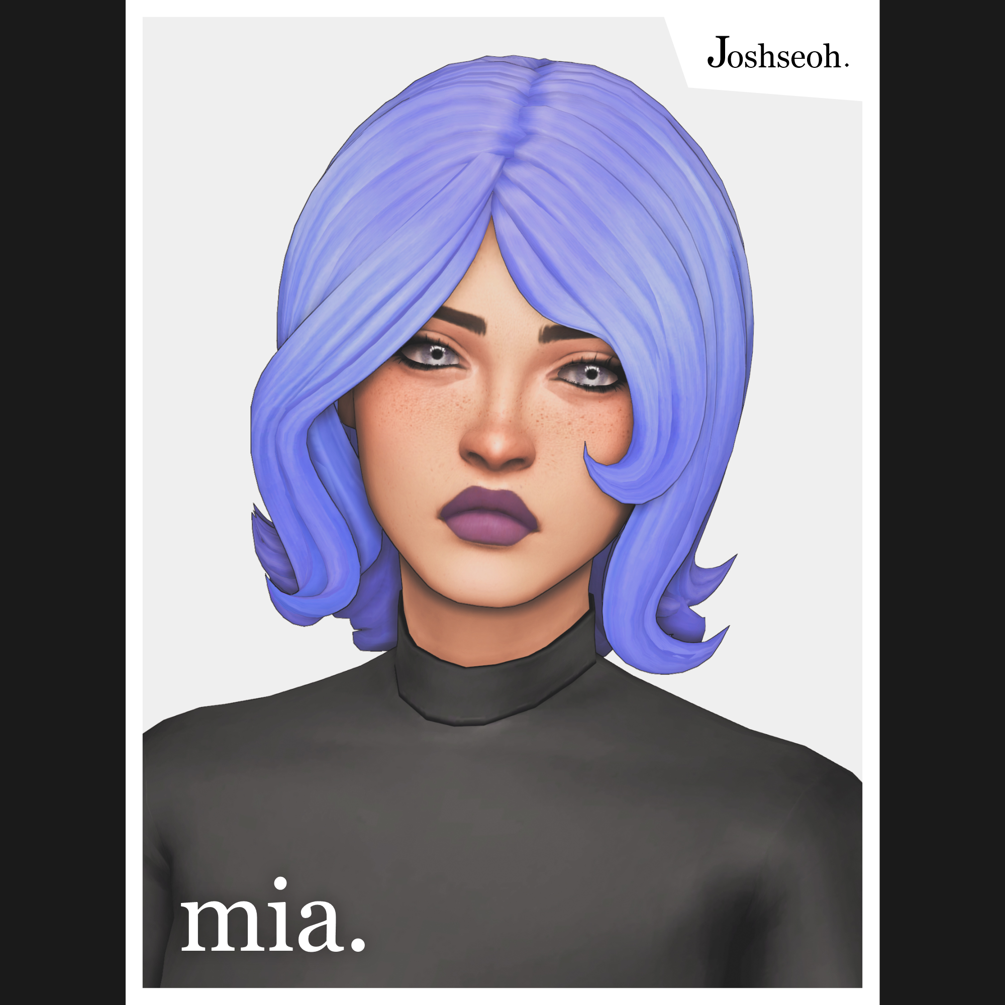 Mia Hair - The Sims 4 Create a Sim - CurseForge