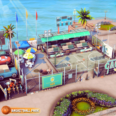 SUBURBAN BASKETBALL PARK - The Sims 4 Rooms / Lots - CurseForge