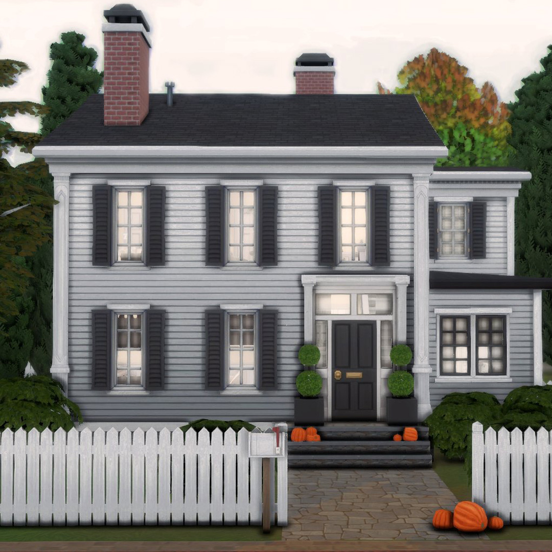 Classic Colonial House 🏡 - The Sims 4 Rooms / Lots - CurseForge
