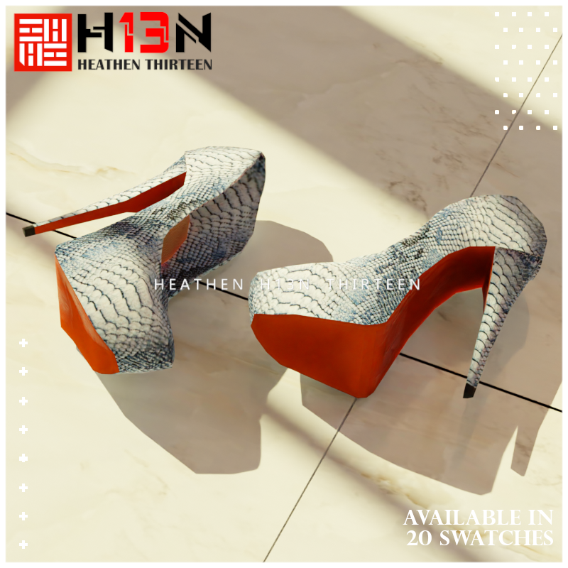 Leather Platform Pumps - The Sims 4 Create a Sim - CurseForge