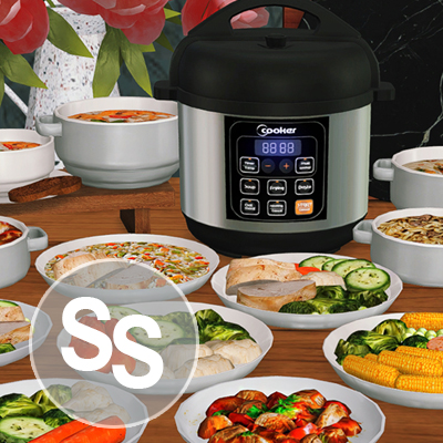 Pressure Cooker and 9 homemade dishes - Comments - The Sims 4 Mods ...