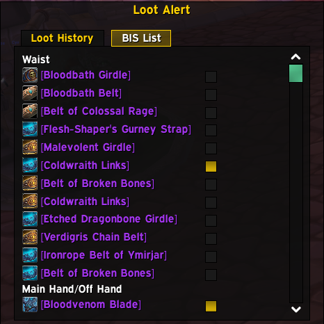Loot Alert - World of Warcraft Addons - CurseForge