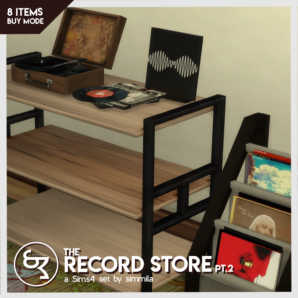 Download The Record Store (Part 2) - The Sims 4 Mods - CurseForge