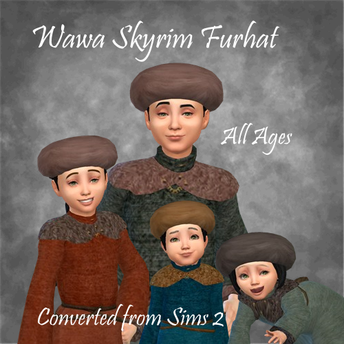 Wawa Skyrim Furhat for All Ages - The Sims 4 Create a Sim - CurseForge