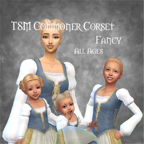 TSM Commoner Corset Dress Fancy - The Sims 4 Create a Sim - CurseForge