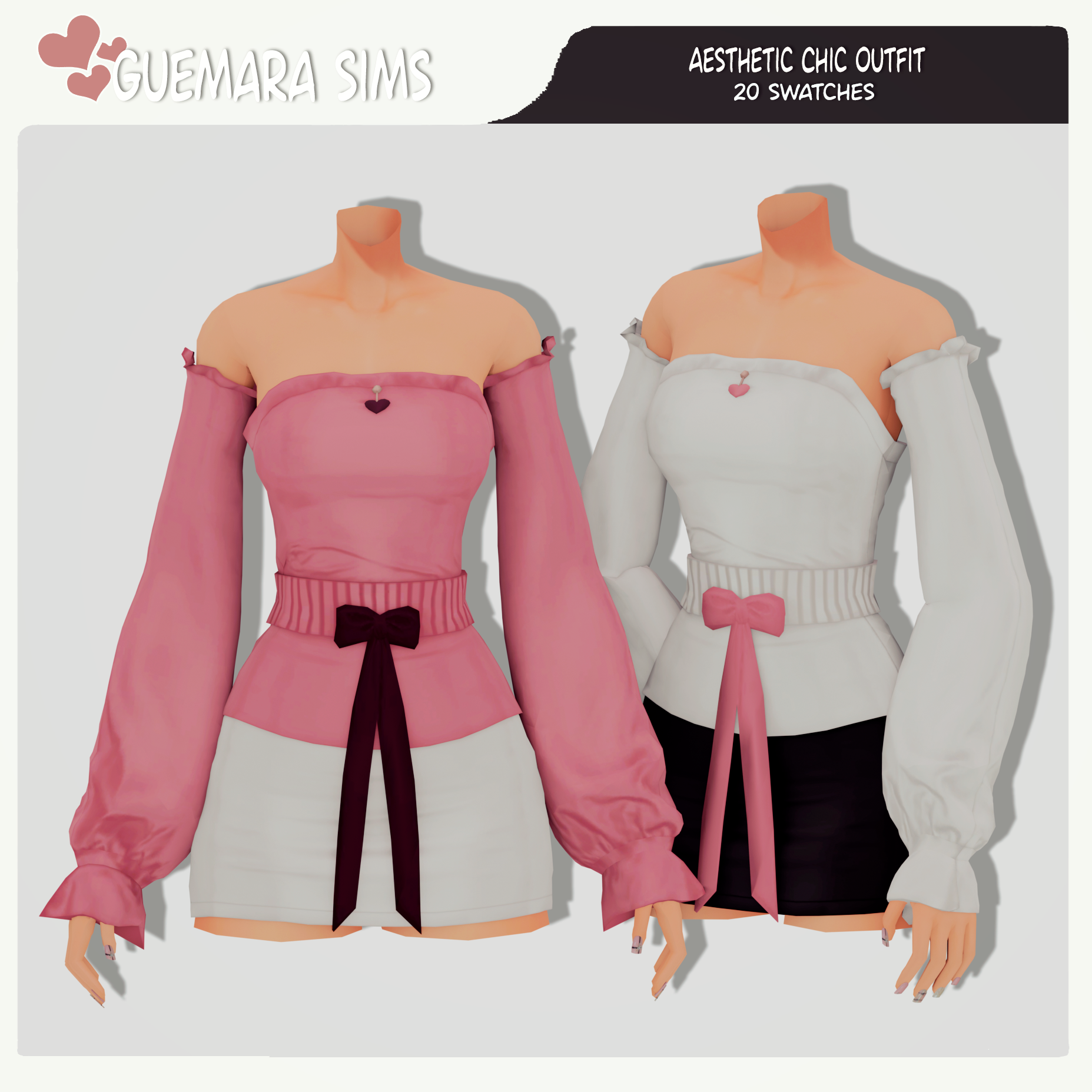 Aesthetic Chic Outfit - The Sims 4 Create a Sim - CurseForge