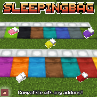 Sleeping Bag - Minecraft Bedrock Addons - CurseForge