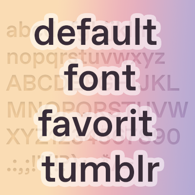 Default Font Replacement-Favorit Tumblr - The Sims 4 Mods - CurseForge