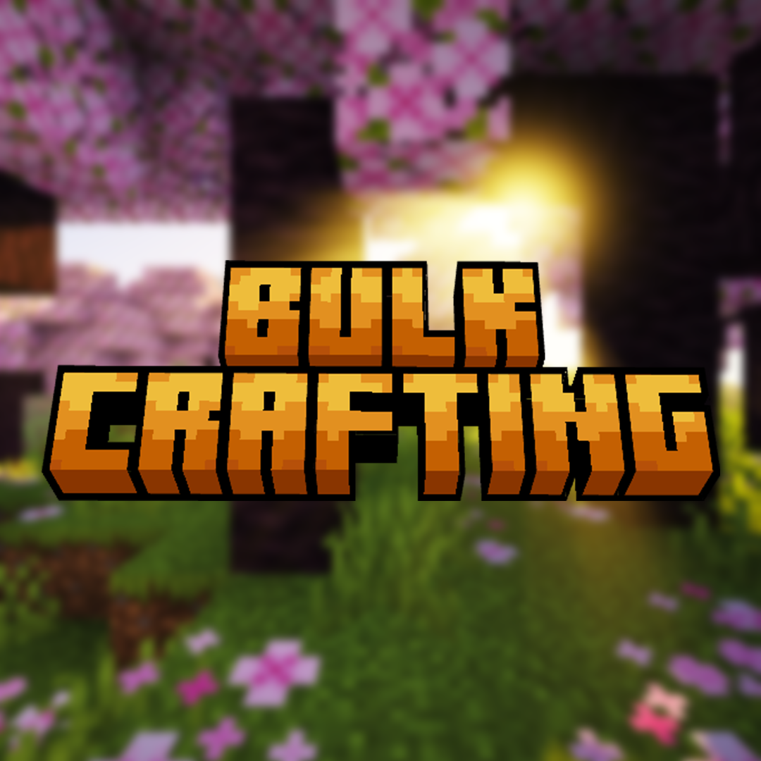 Bulk Crafting - Minecraft Mods - CurseForge