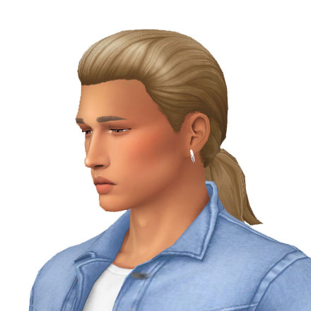 Male Ponytail Hairstyle - The Sims 4 Create a Sim - CurseForge