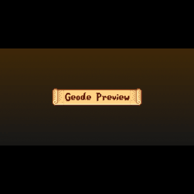 Download Geode Preview - Stardew Valley Mods - CurseForge