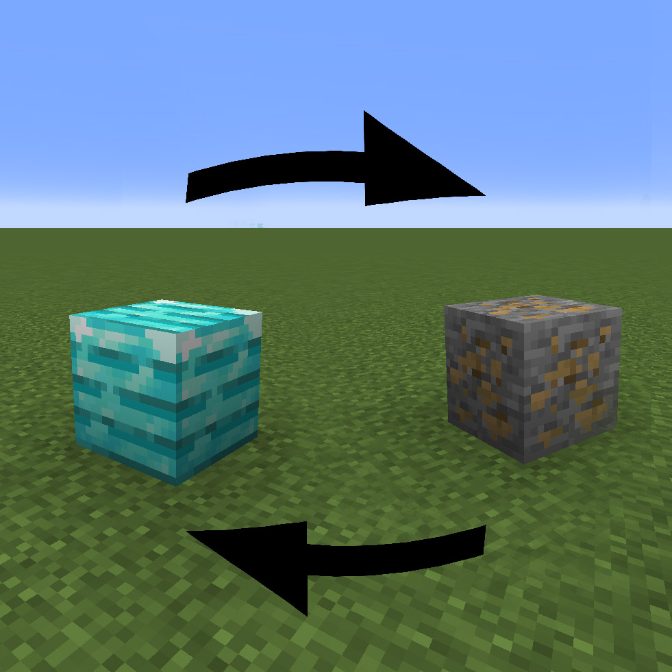 Diamond to wood & wood to diamond - Minecraft Resource Packs - CurseForge