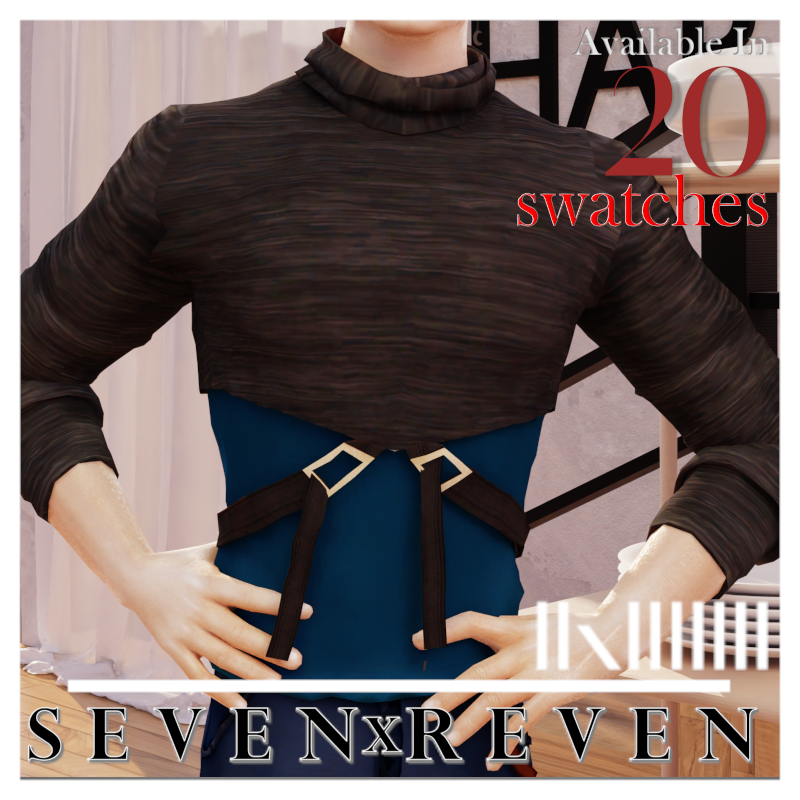 Crop Buckled Sweater - The Sims 4 Create a Sim - CurseForge