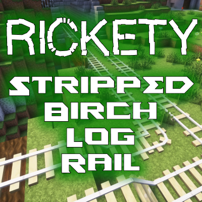 Rickety Stripped Birch Log Rail (3d models) - Minecraft Resource Packs ...