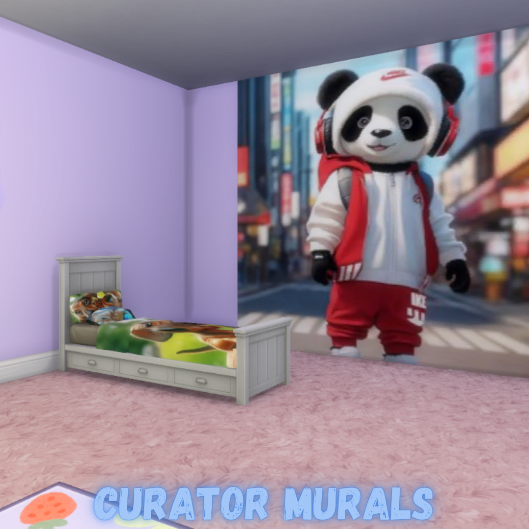 Curator murals code 013 - Base game compatible - Dependencies - The Sims 4 Build / Buy - CurseForge