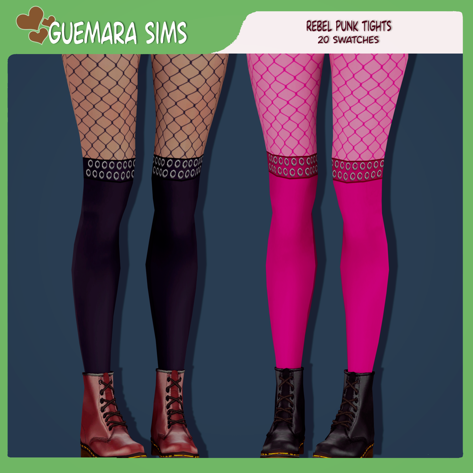 Rebel Punk Tights - The Sims 4 Create a Sim - CurseForge
