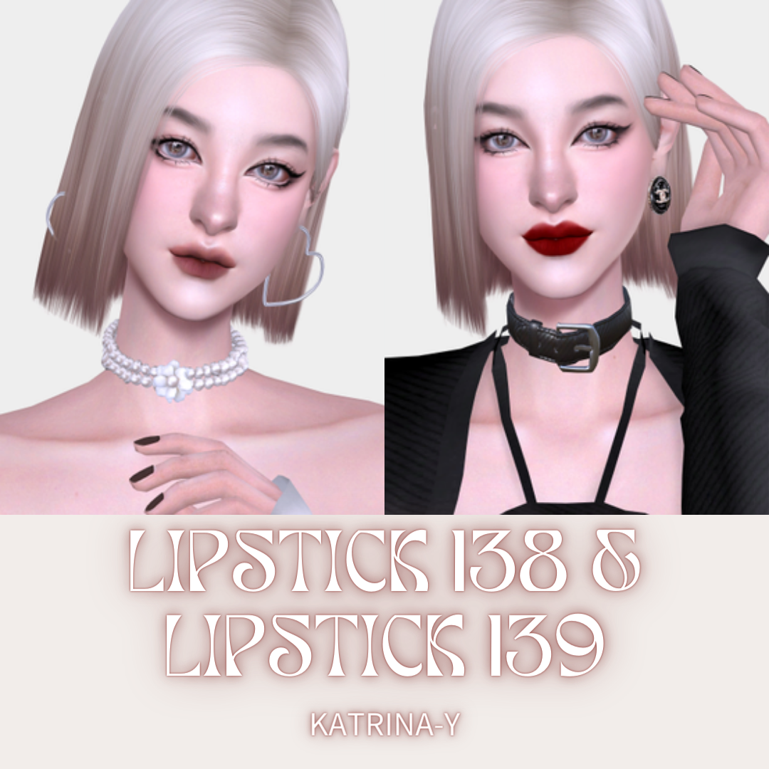 [KAT]Lipstick 138 & Lipstick 139 - The Sims 4 Create a Sim - CurseForge