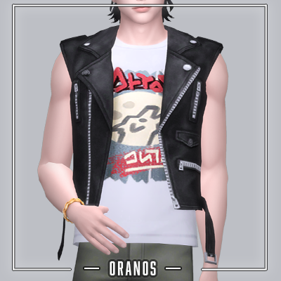 Biker Leather Jacket - The Sims 4 Create a Sim - CurseForge