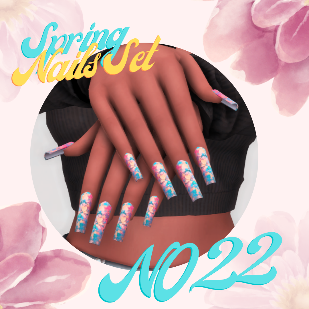 Install Spring Nails Set N022 - The Sims 4 Mods - CurseForge