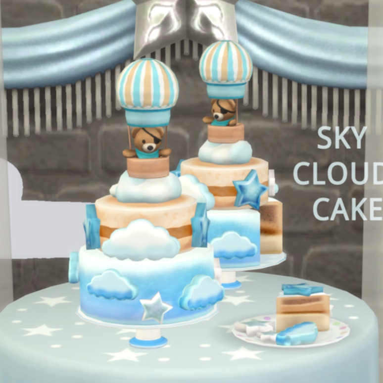 Install Sky Blue Birthday Cake By icemunmun Spanish Translation - The ...