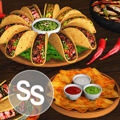 Nachos, Fajita and Assorted Tacos. "Mexico" - Dependencies - The Sims 4 ...