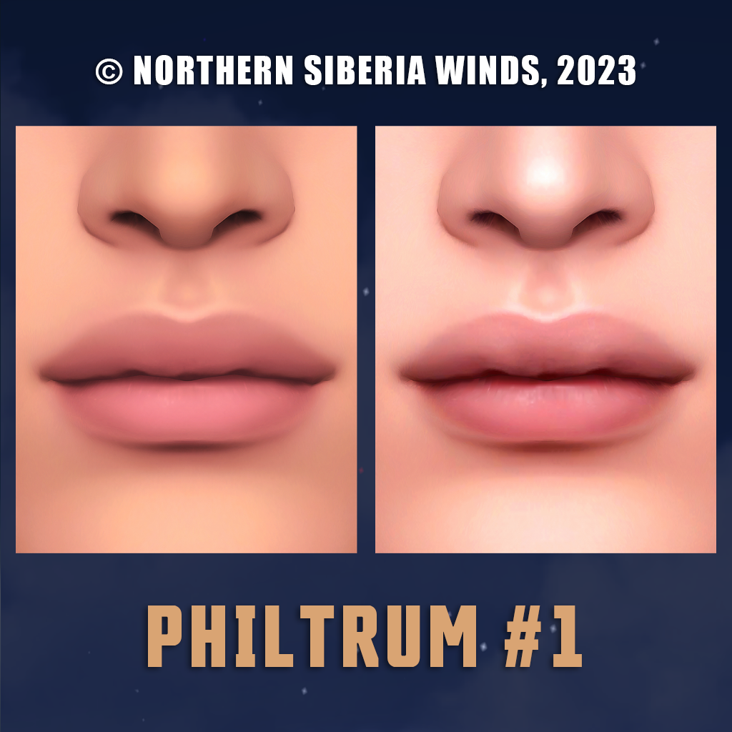 Philtrum №1 - Files - The Sims 4 Create a Sim - CurseForge