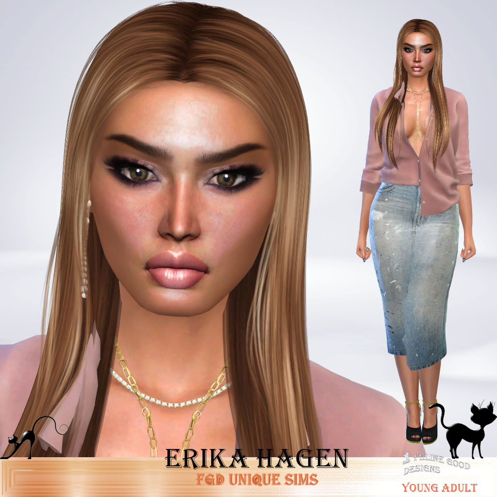 Erika Hagen - Files - The Sims 4 Sims / Households - CurseForge