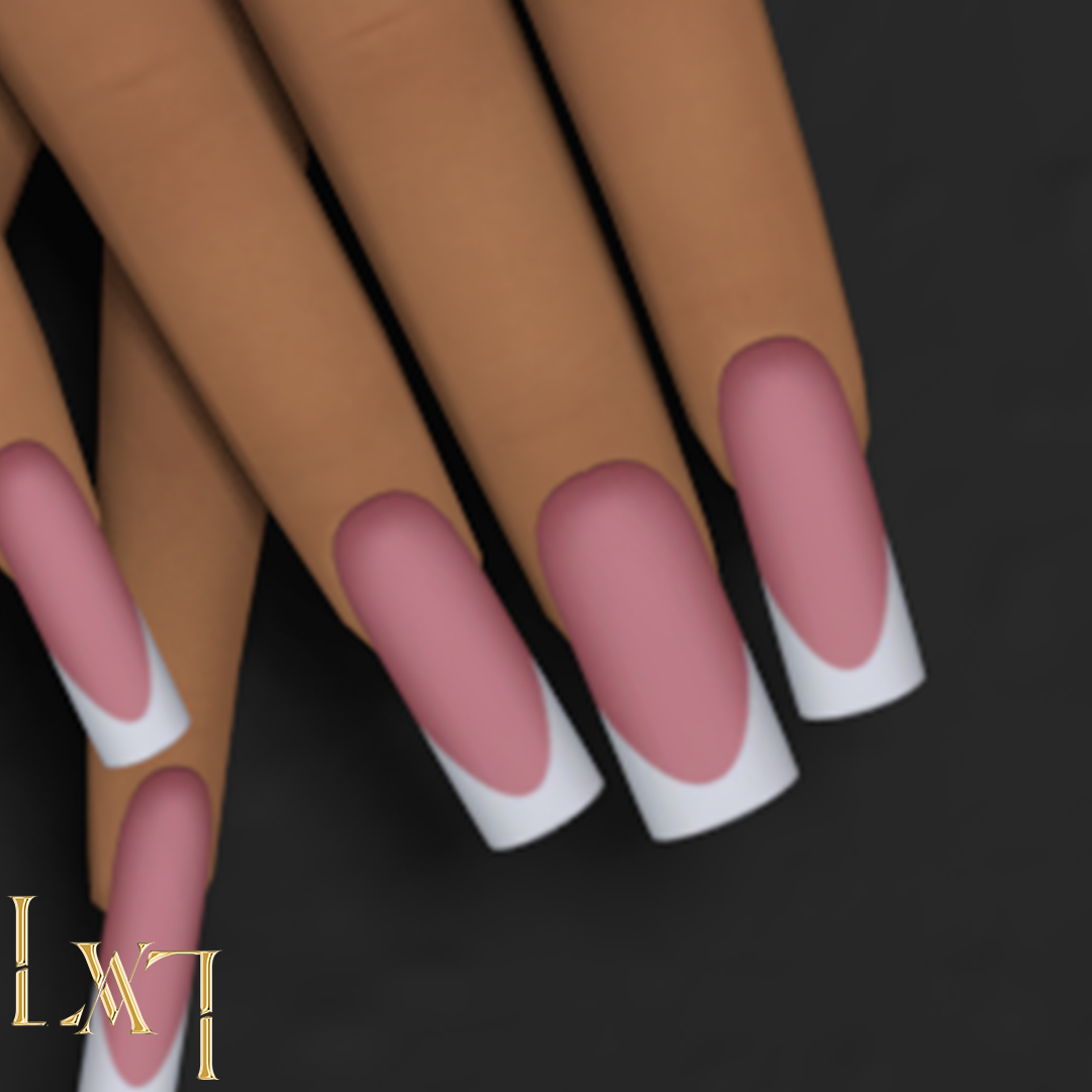 Elegant Square Nails - The Sims 4 Create a Sim - CurseForge
