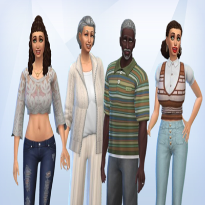 Luna Sullivan Family - NO CC - Files - The Sims 4 Sims / Households ...