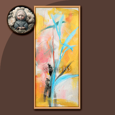 HQ Abstract Modern Long Painting #6 Samtuse963 - Files - The Sims 4 Build / Buy - CurseForge