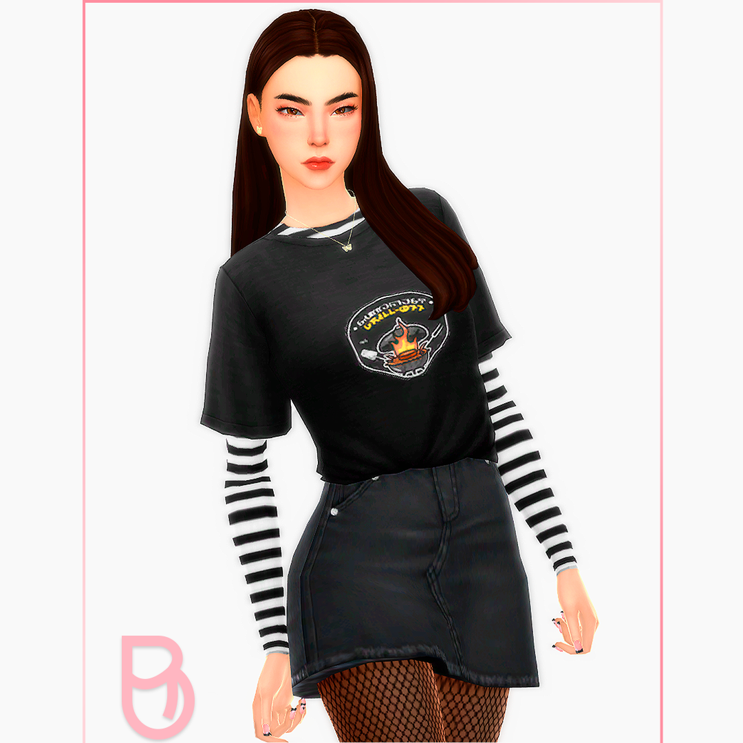 Jane T-shirt - For Woman - The Sims 4 Create a Sim - CurseForge