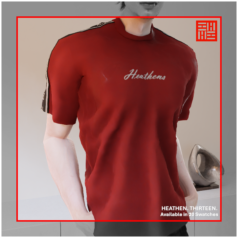 Letter Taped Tee - The Sims 4 Create a Sim - CurseForge