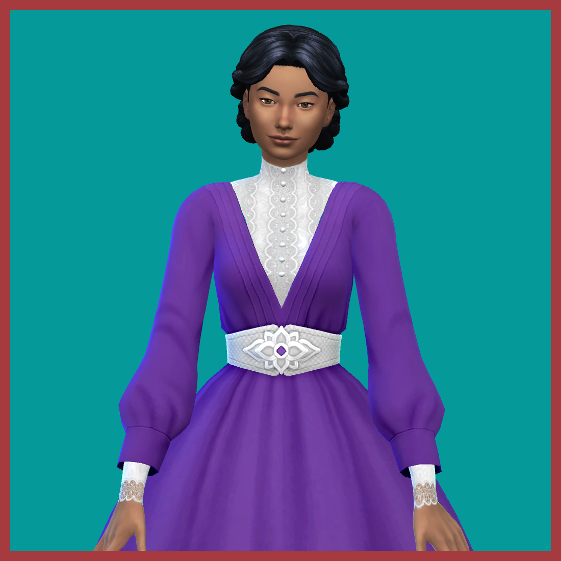 Amethyst Day Dress - Buzzard - Dependencies - The Sims 4 Create a Sim ...