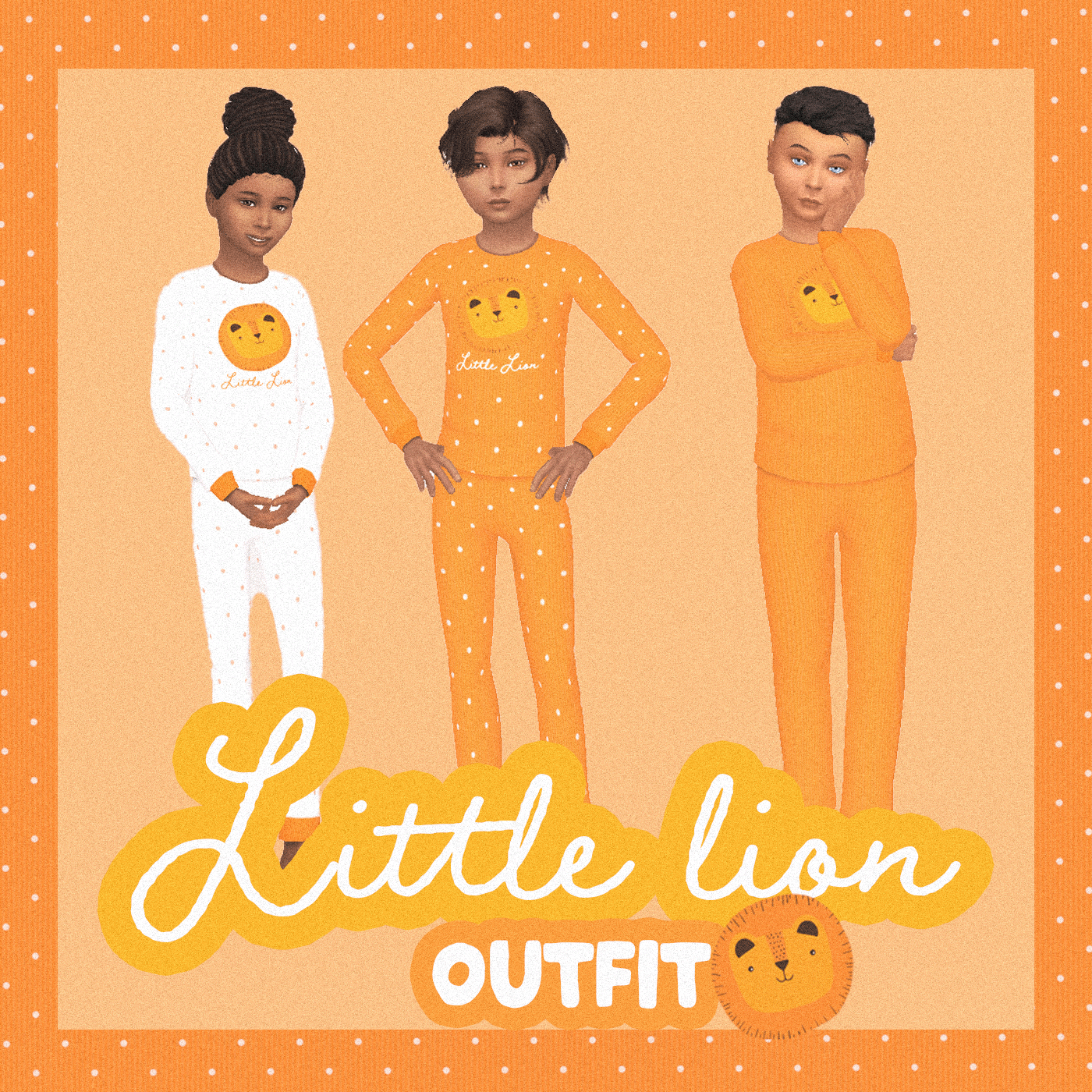 Little Lion Outfit Kid - Files - The Sims 4 Create a Sim - CurseForge