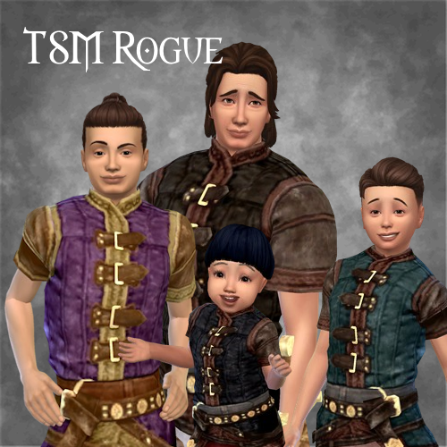 TSM Rogue - Medieval Fighter Outfit - Dependencies - The Sims 4 Create ...