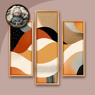 HQ Abstract Modern Triptych #1 Samtuse963 - Files - The Sims 4 Build / Buy - CurseForge