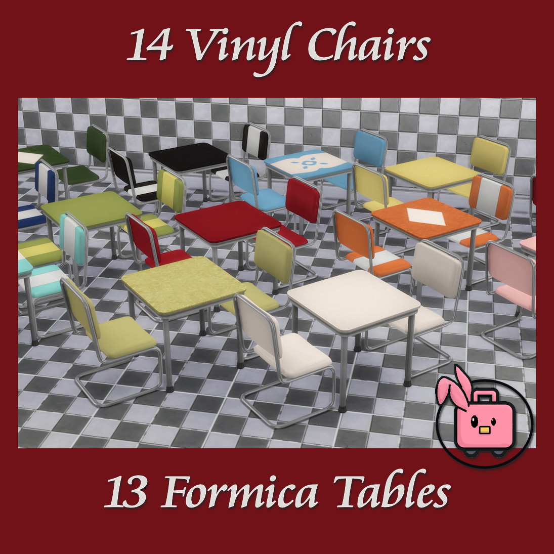 Retro Chrome Dining - Files - The Sims 4 Build / Buy - CurseForge