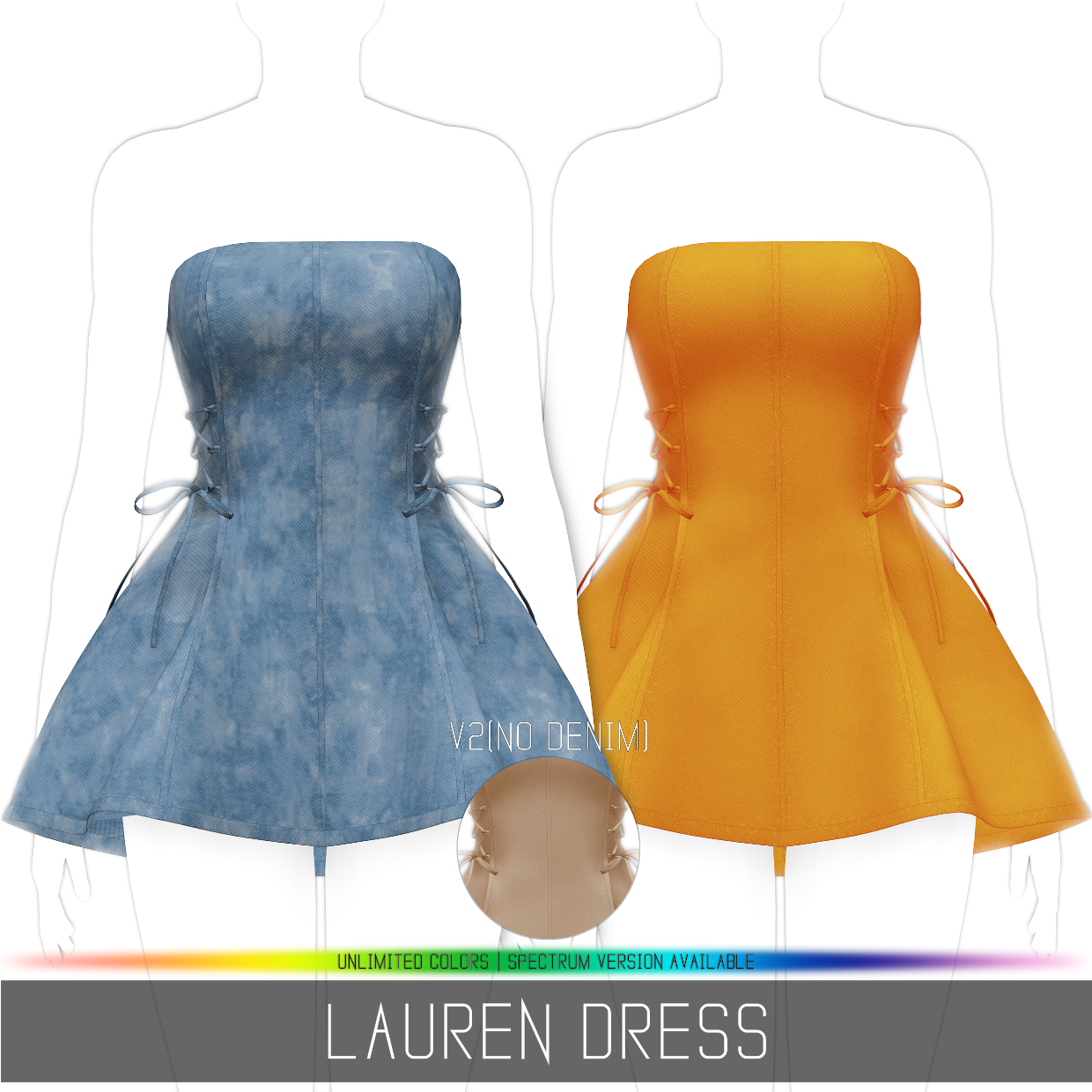 Simpliciaty's Lauren Dress - Dependencies - The Sims 4 Create a Sim ...