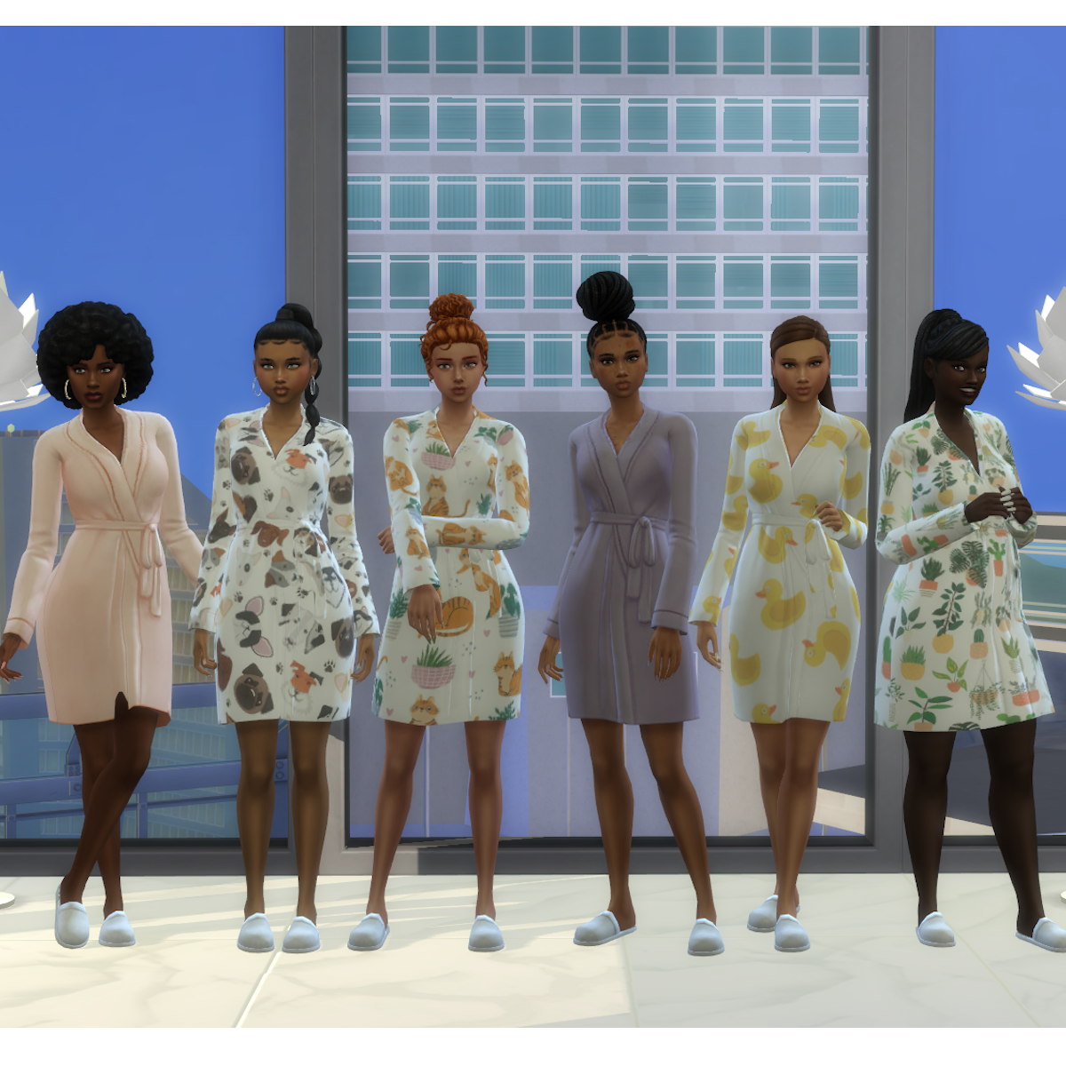 Girls Night Robes - Files - The Sims 4 Create a Sim - CurseForge