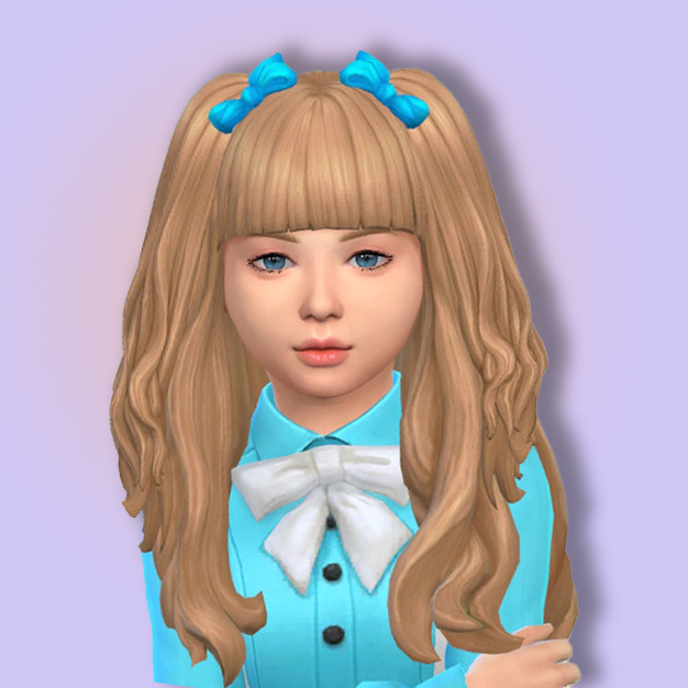Dreamy Hairstyle for Girls - Files - The Sims 4 Create a Sim - CurseForge