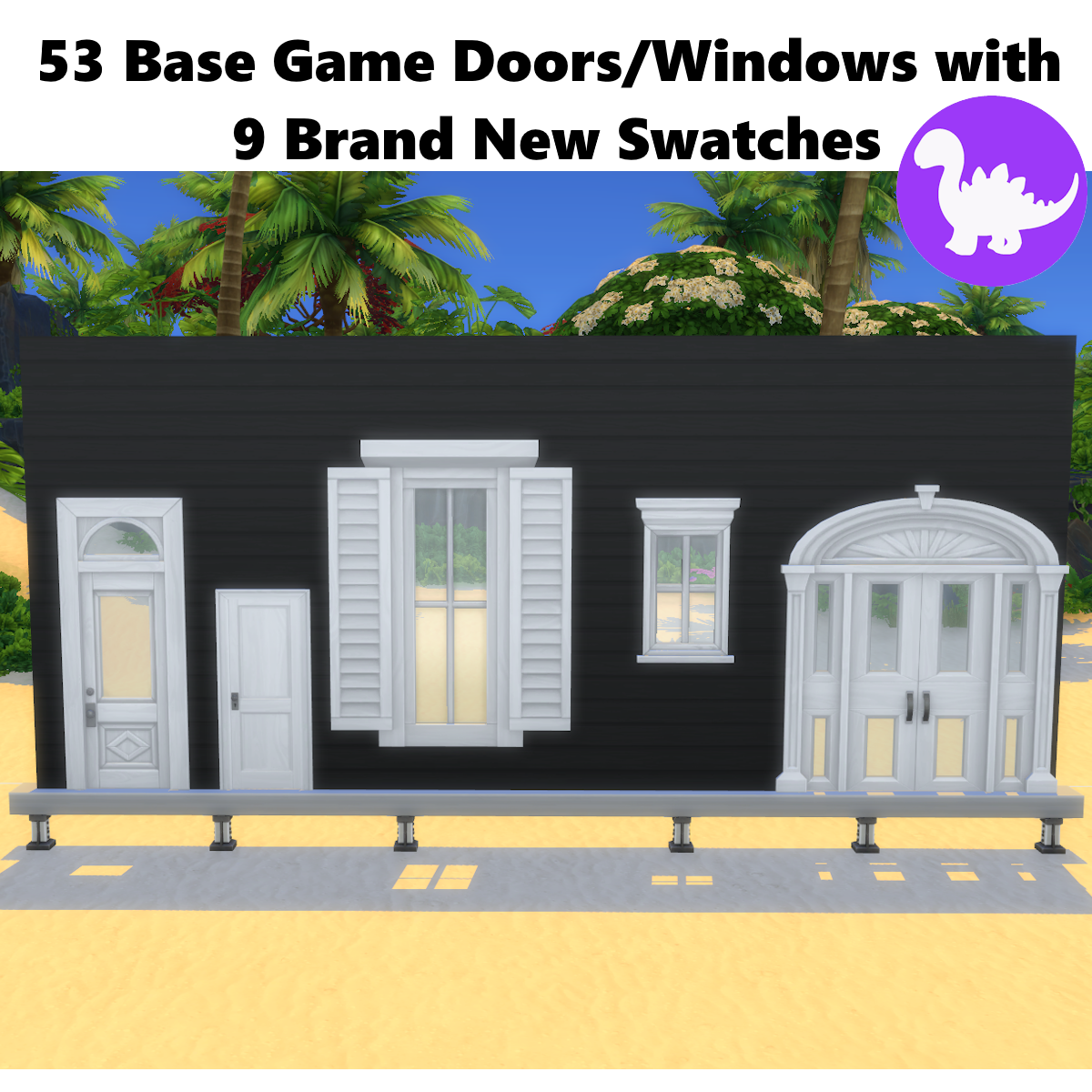 Base Game Doors and Windows Recolors - The Sims 4 Build / Buy - CurseForge