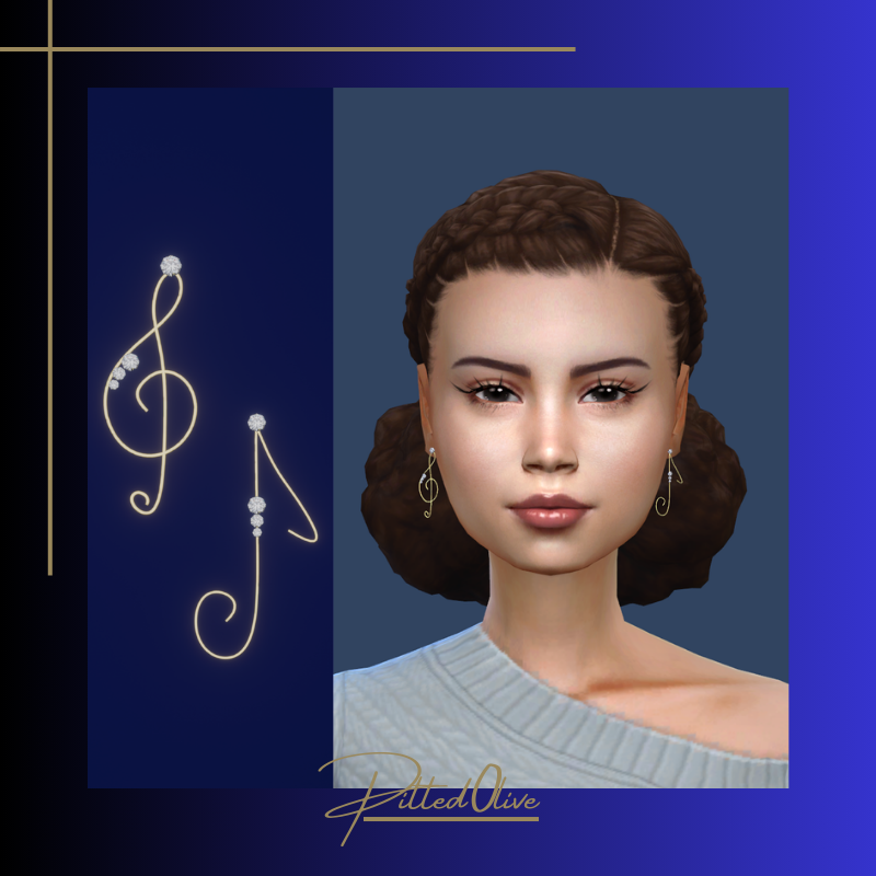 Raquel Earrings - Files - The Sims 4 Create a Sim - CurseForge