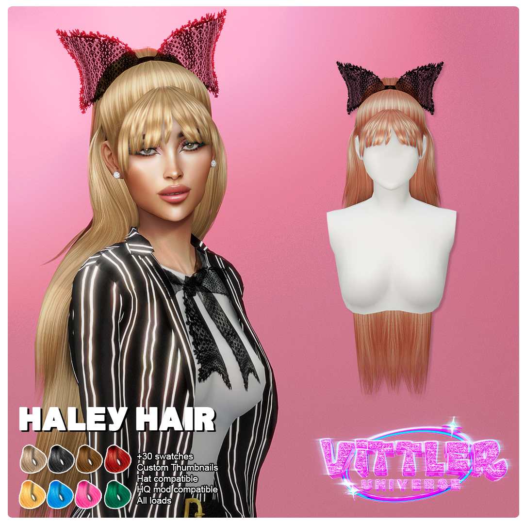 Haley Female Hair - The Sims 4 Create a Sim - CurseForge