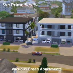 Vacuous Green Apartments - File - The Sims 4 Rooms / Lots - CurseForge