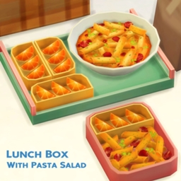 Pasta Salad Lunch Box by ONI Spanish translation - Files - The Sims 4 ...