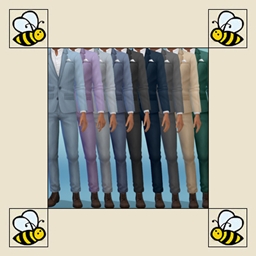 Formal Male Suit in Nine Neutral Colors - Gallery - The Sims 4 Create a ...
