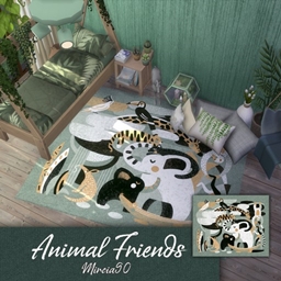 Animal Friends Rug - The Sims 4 Build / Buy - CurseForge